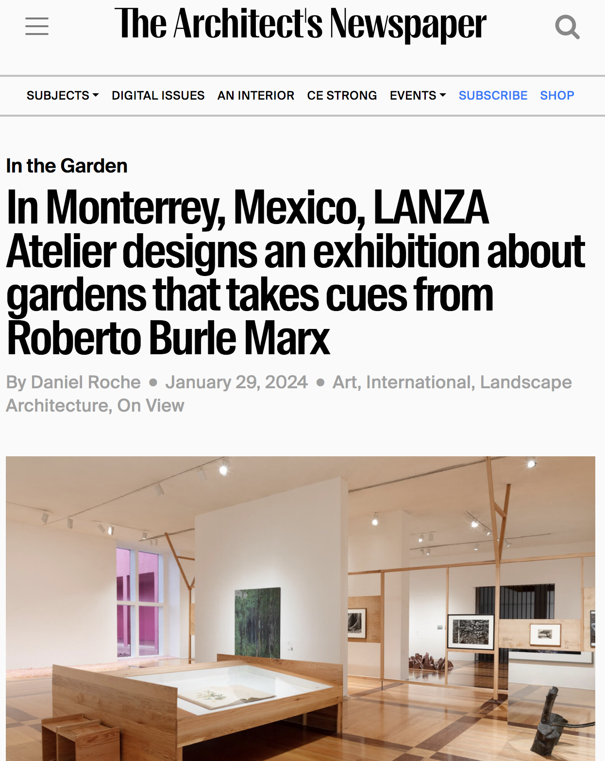 News | LANZA Atelier